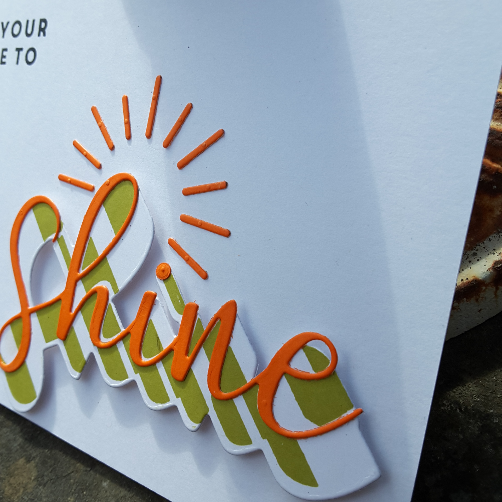 Your time to shine…. – loopyloocards