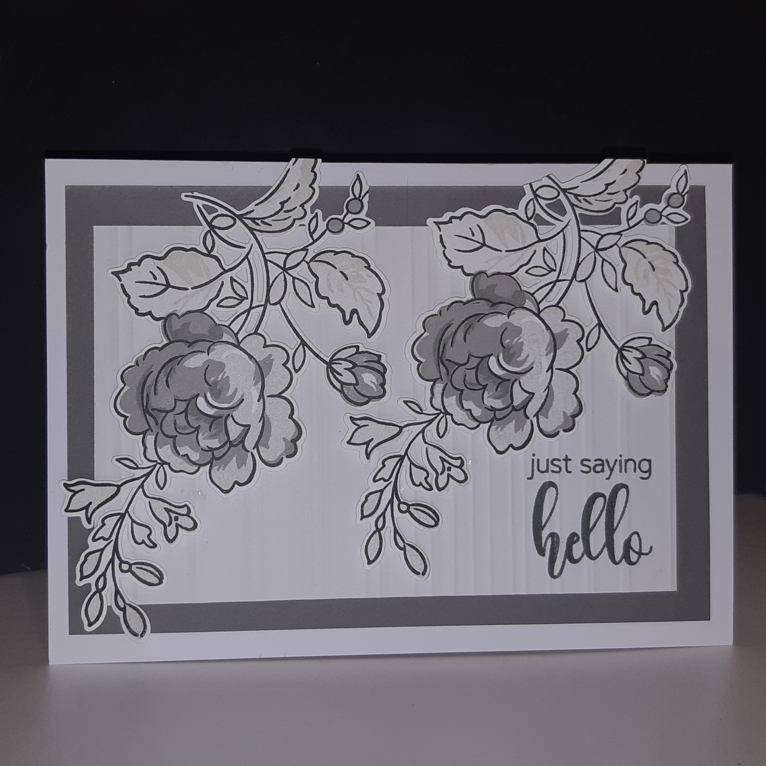 Some Flowers and a Tree – loopyloocards