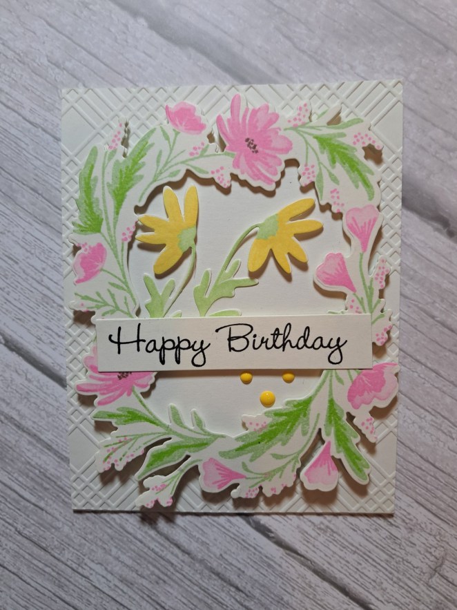 Floral Frame Birthday – loopyloocards