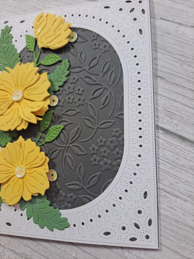 Flowers and Frame – loopyloocards