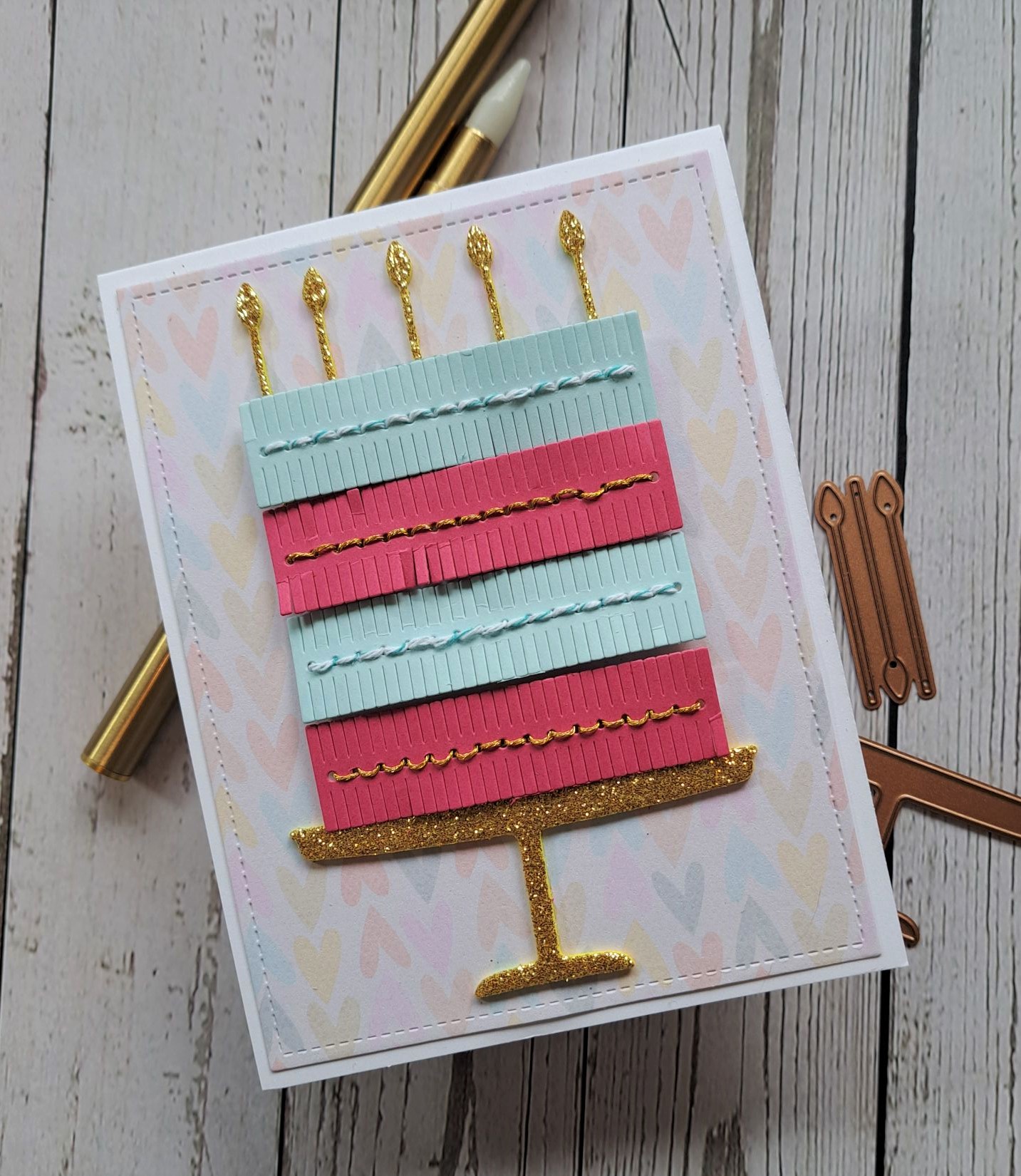Fringe Cake – loopyloocards