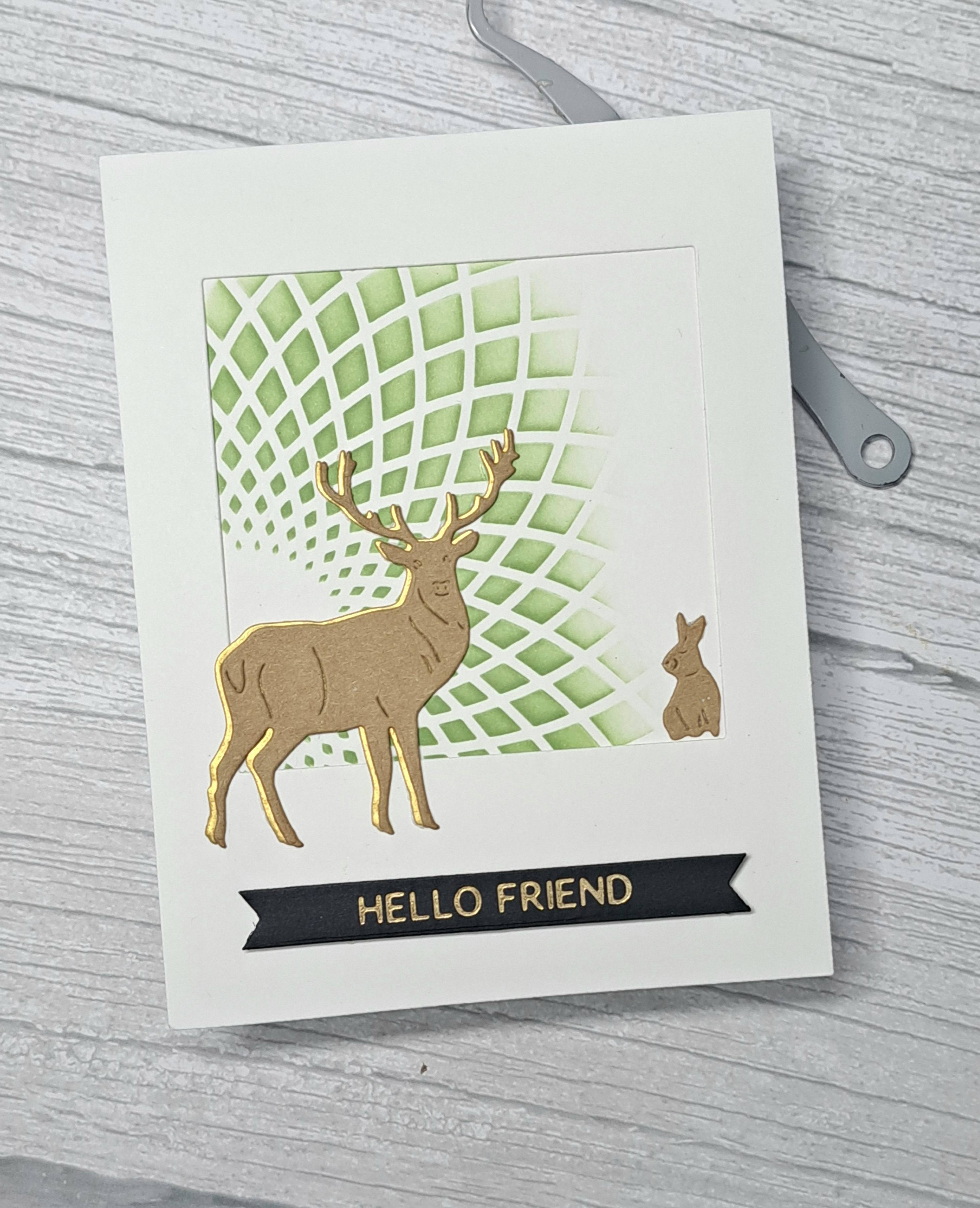 Hello ‘Deer’ Friend – loopyloocards