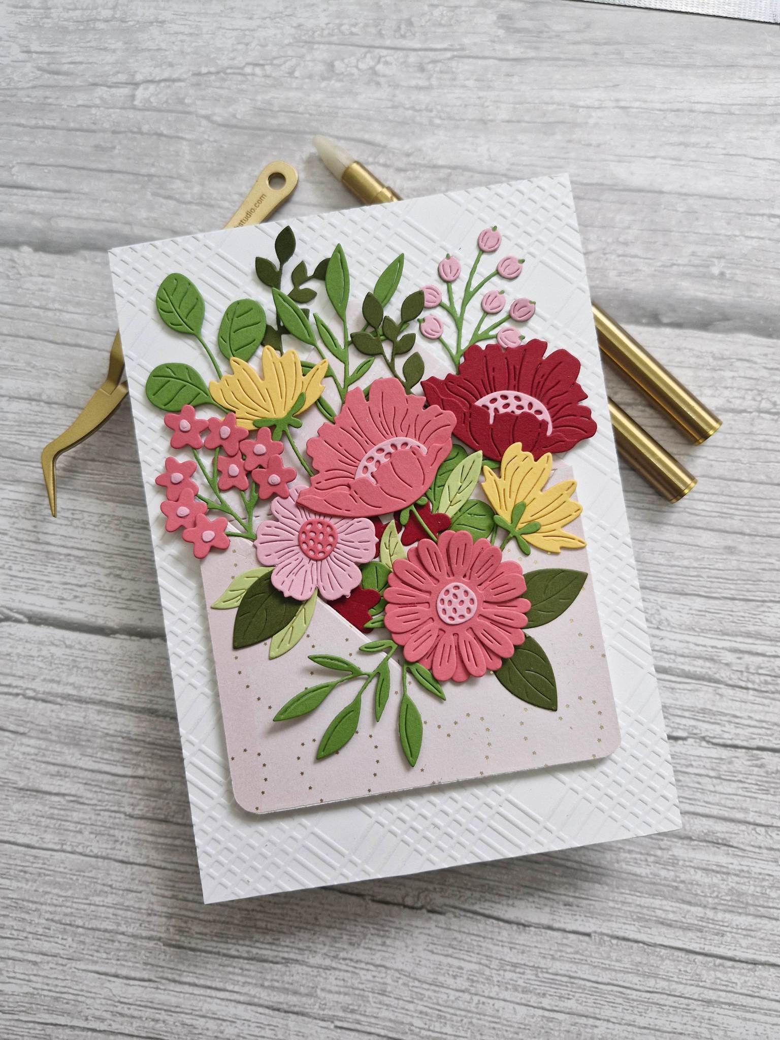 Envelope of Flowers – loopyloocards