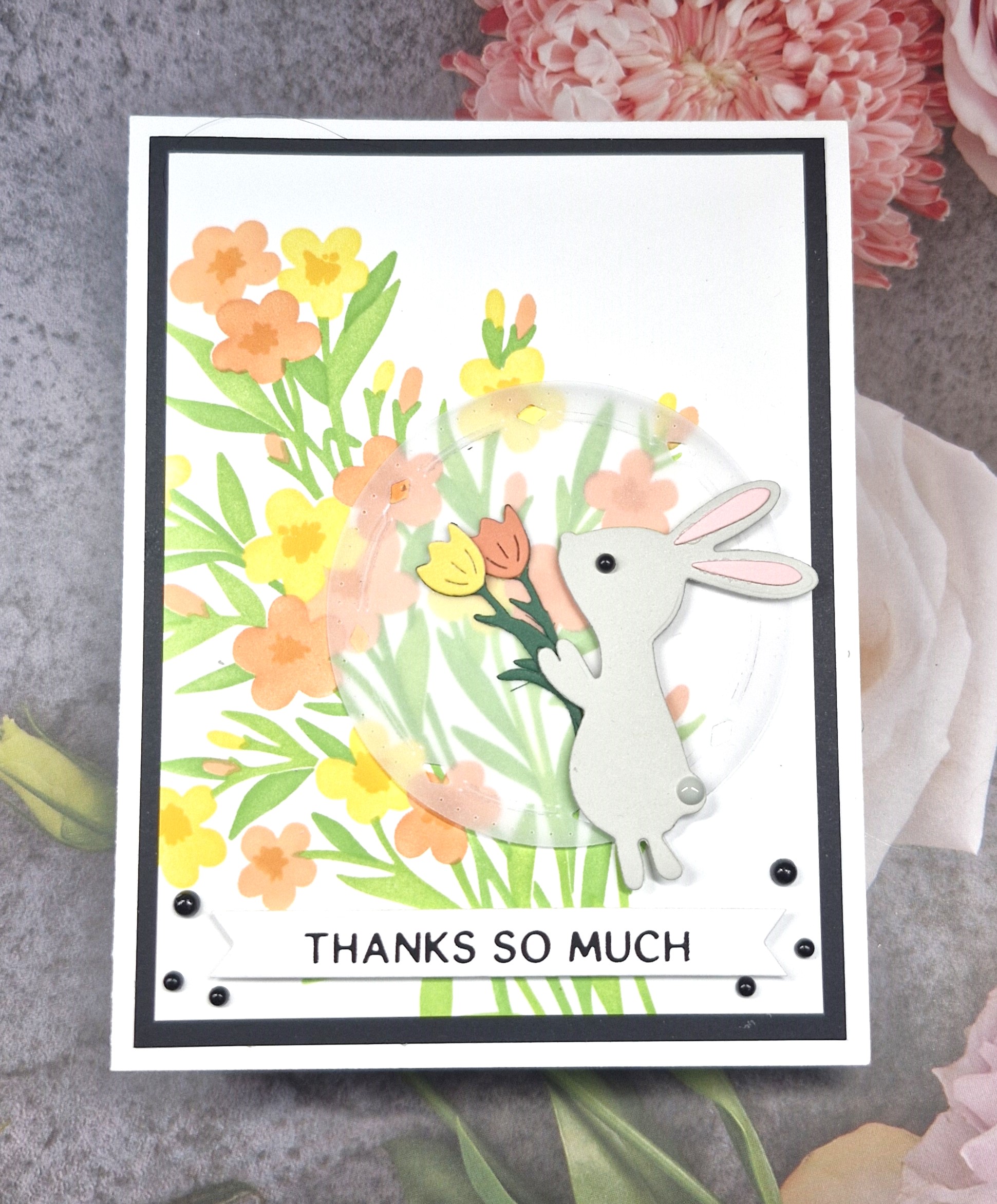 Bunny Thanks – loopyloocards